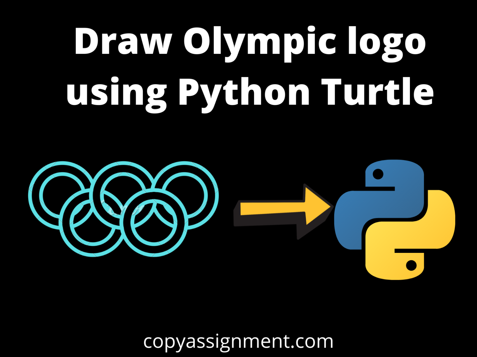 Draw Olympic logo using Python Turtle – CopyAssignment