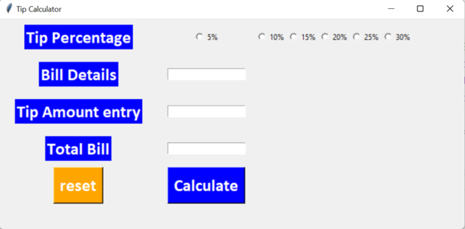 Tip Calculator using Python – CopyAssignment