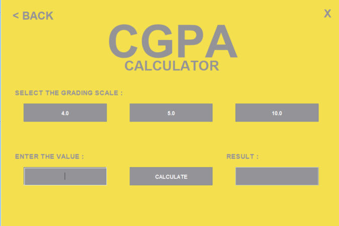 CGPA Calculator App In Java – CopyAssignment