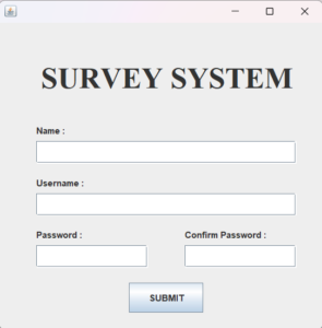 Survey Management System In Java – CopyAssignment